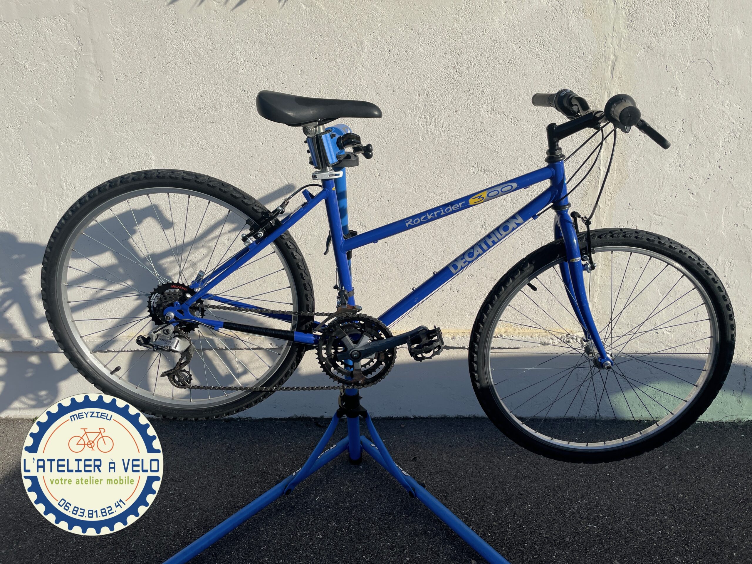 ROCKRIDER 300 Bleu roues 26" Taille S - OCCASION - L' Atelier à Vélo ...